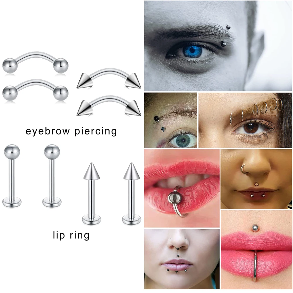 Lip Piercing Needle Size
