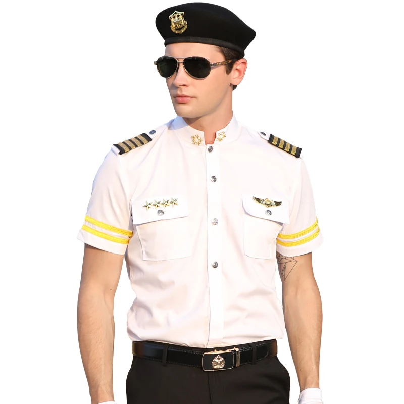 Airline Pilot Uniform White