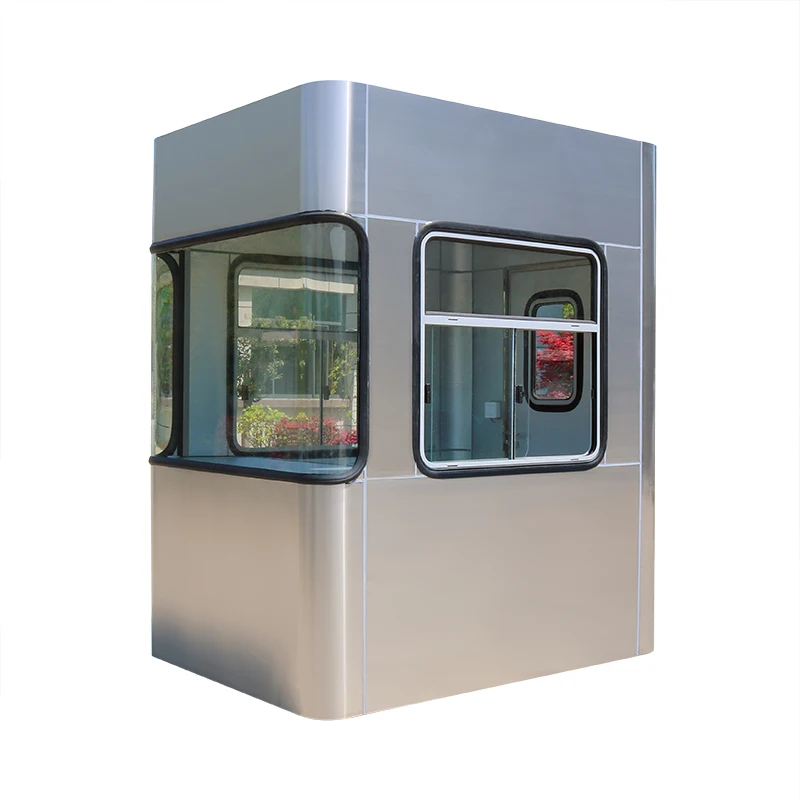 Customized-stainless-steel-guard-booth-security-booth-outdoor-community ...