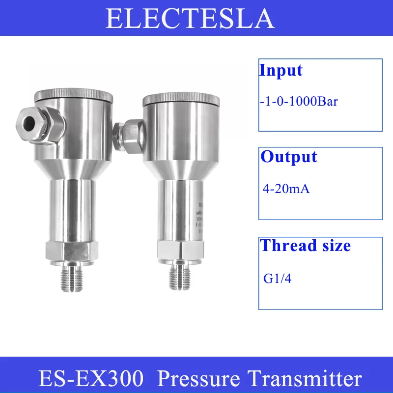 ES-EX300-Anti-explosion-Pressure-Transmitter-Oil-Atex-Pressure-Sensor ...