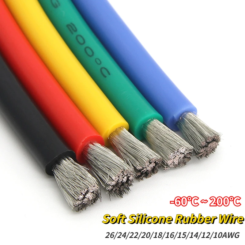 Soft-Silicone-Rubber-Wire-Heat-resistant-Car-Battery-Electrical-Power ...