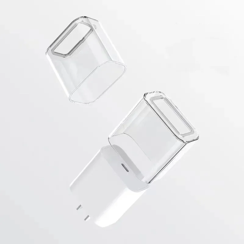 Protective Case For Apple Charger Adapter 5W 18W 20W Transparent Cover ...