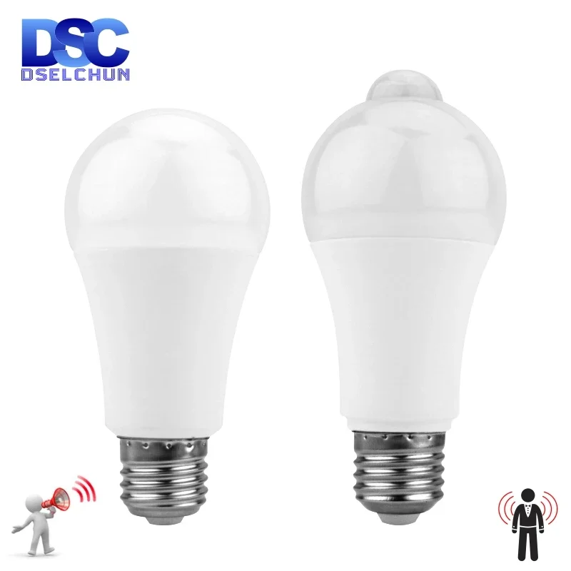 LED-PIR-Motion-Sensor-Bulb-5W-7W-9W-12W-Sound-Sensor-Lamp-AC-110V-220V ...