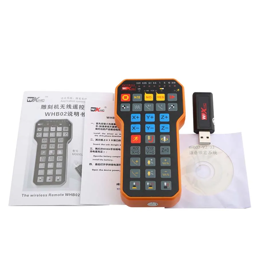 Ncstudio-XHC-WHB02-Wireless-Remote-Control-Handle-USB-DSP-Control ...