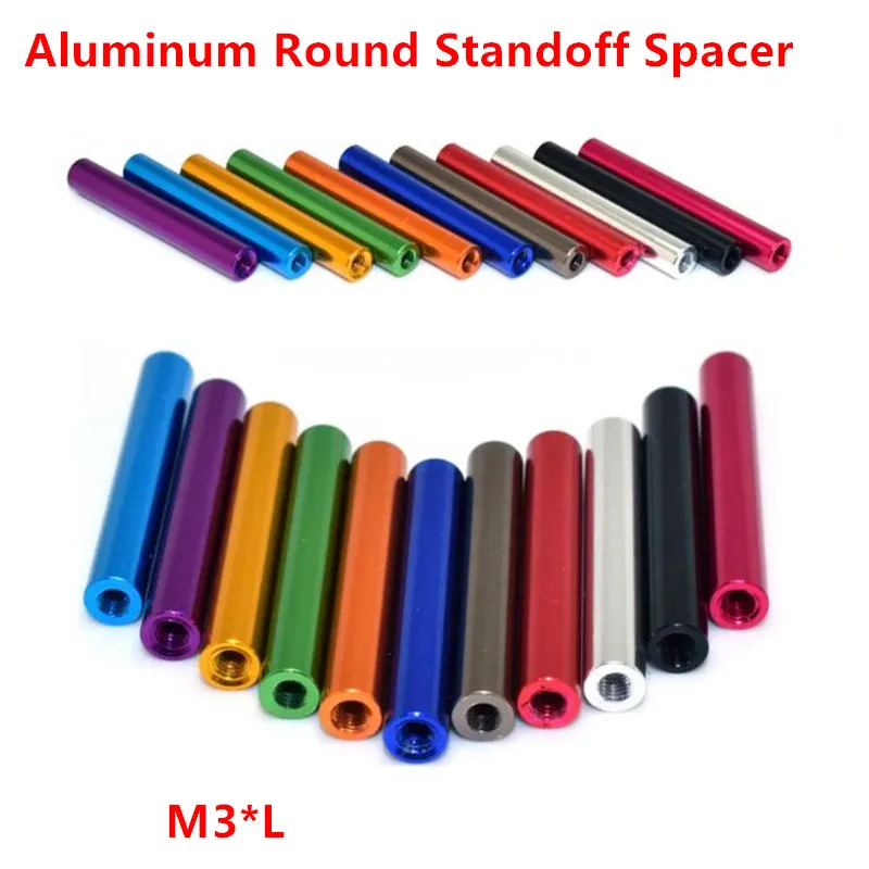 Standoff Spacer Column Flat Head | Aluminum Standoff Screws - 10pcs ...