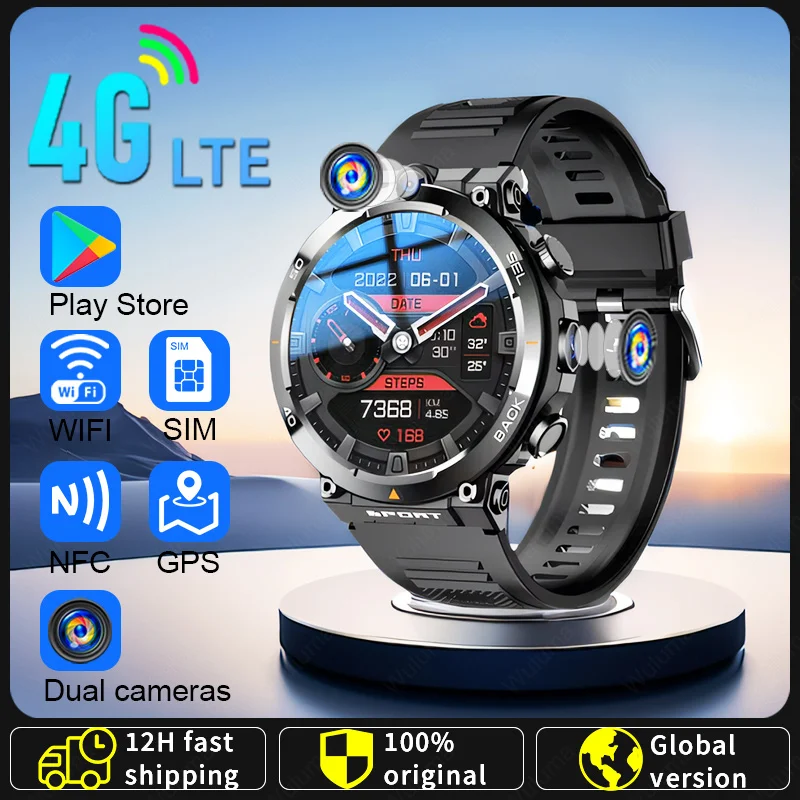 4G-LTE-Smartwatch-with-Wifi-Download-APP-Software-Dual-Camera-Video ...