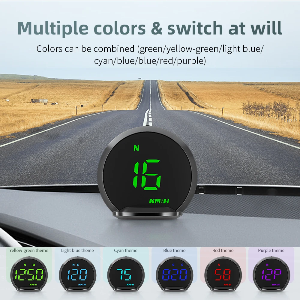 G13-Car-HUD-Head-Up-Display-GPS-Speedometer-Alarm-Reminder-instrument ...