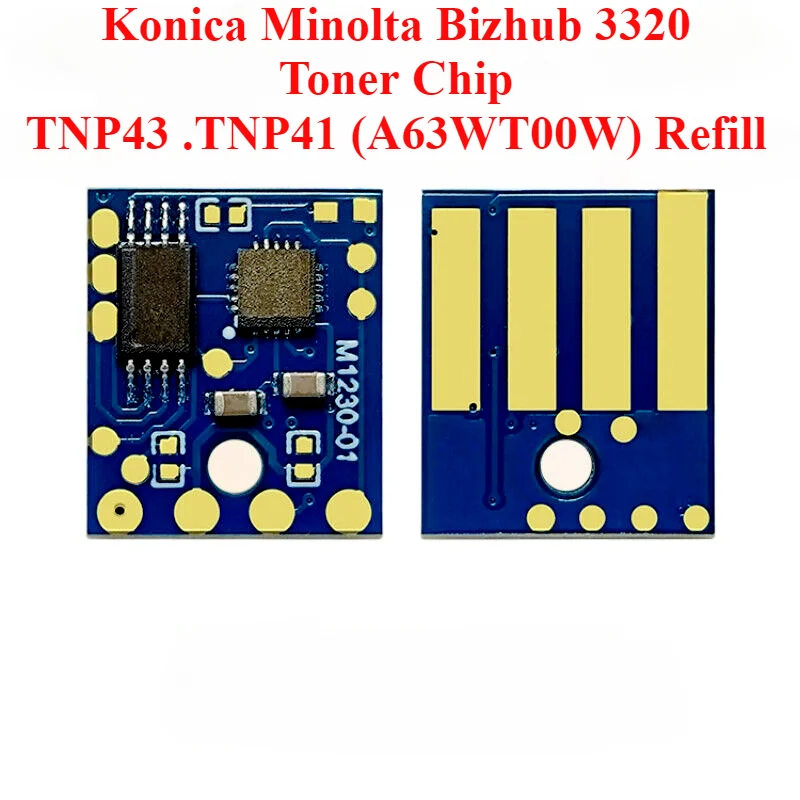 1x-Toner-Chip-for-Konica-Minolta-Bizhub-3320-TNP43-TNP41-A63WT00W ...