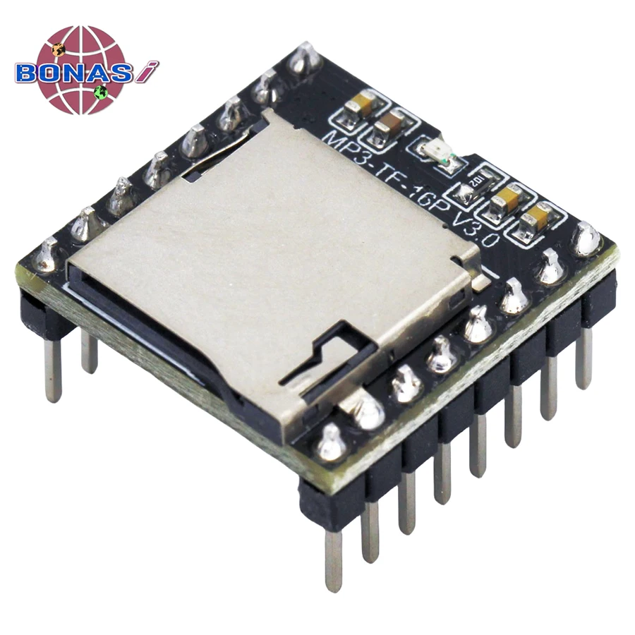 DFPlayer-Mini-M-dulo-de-reproductor-MP3-MP3-TF-16P-V3-0-tarjeta-TF ...