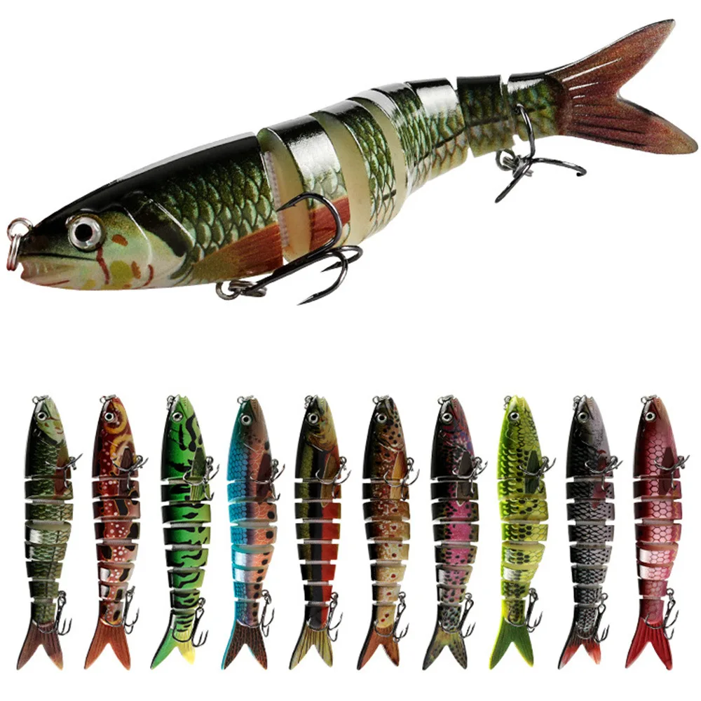 Swimbait-7-Segment-Fishing-Artificial-Bait-Hard-Lures-Multi-Jointed-13 ...