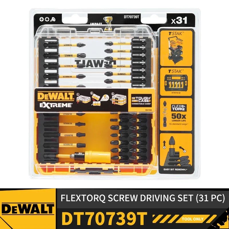 DEWALT-DT70739T-FLEXTORQ-juego-de-conducci-n-de-tornillos-31PC ...