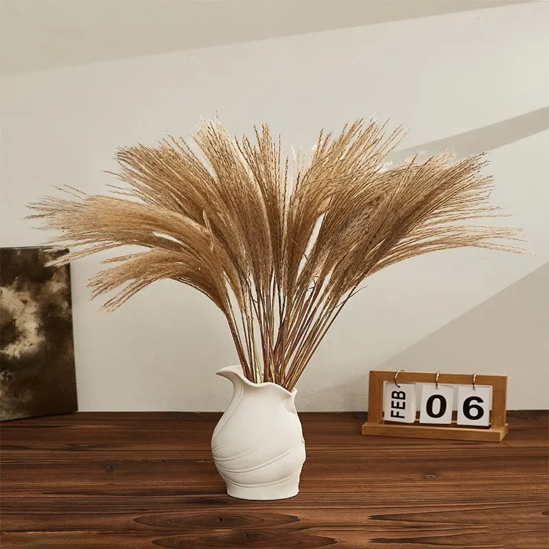 10pcs Natural Small Reed Dried Flowers Wedding Decoration Wedding Props ...