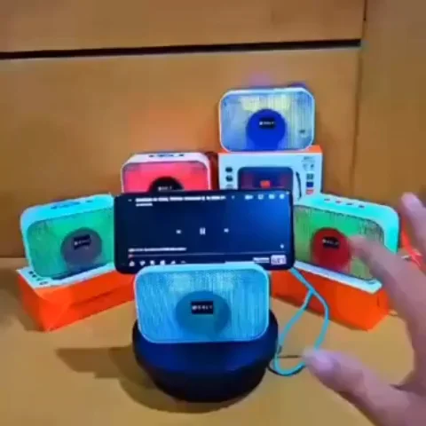 Multipurpose A011 Bluetooth Rechargeable Speaker and Phone Holder with ...