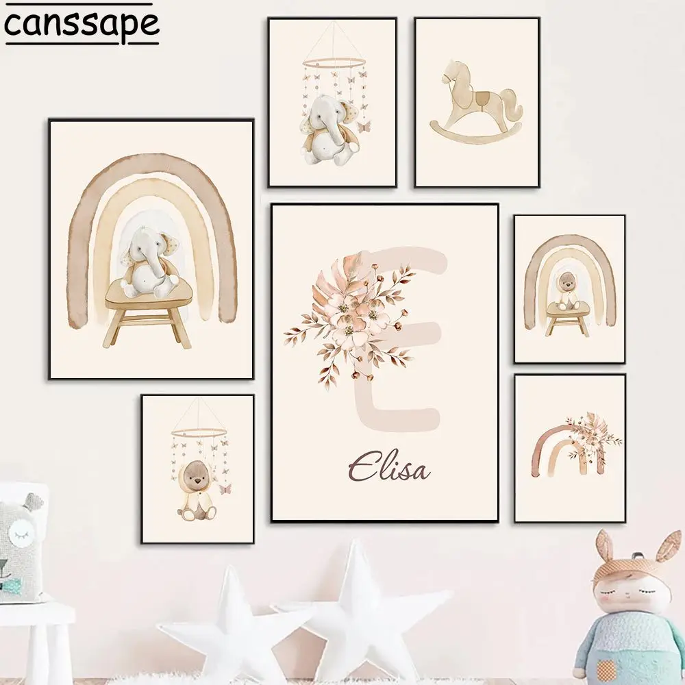 Baby Nursery Picture Poster | Baby Nursery Boho Wall Art | Art Print ...