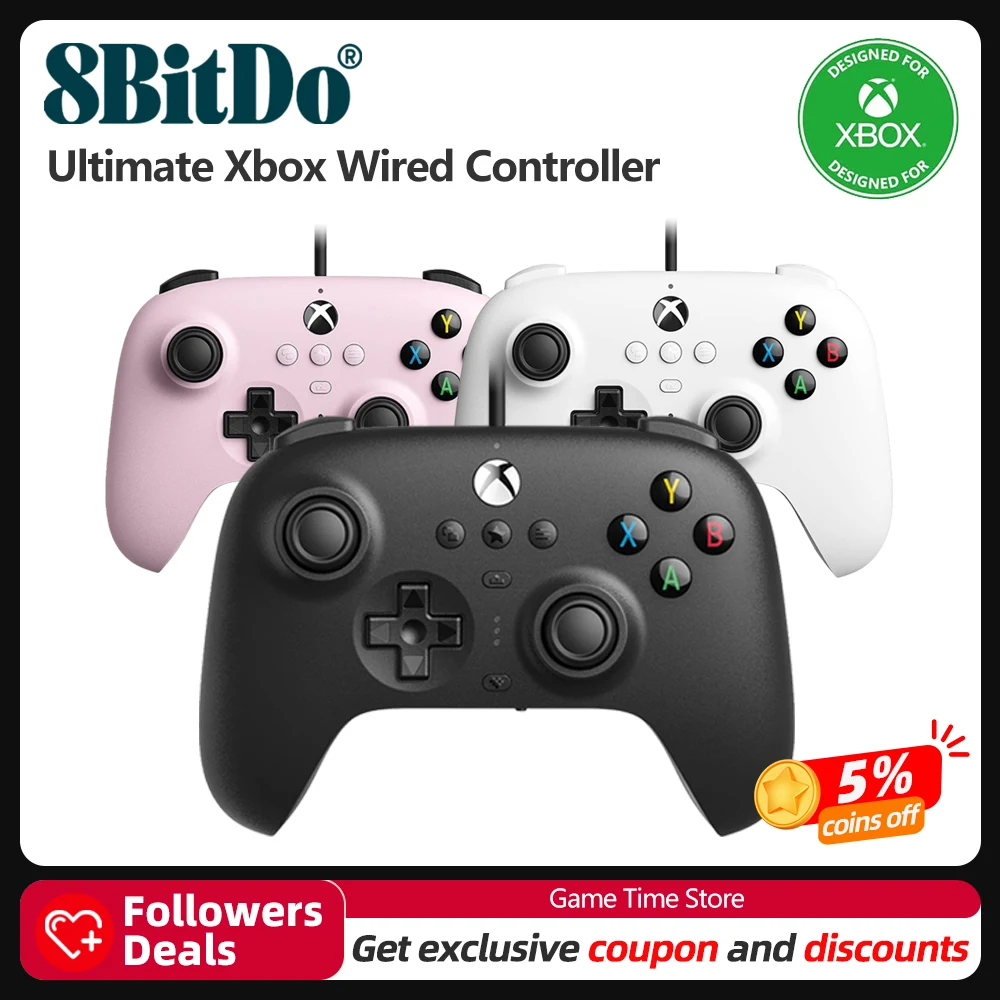8BitDo-Ultimate-Wired-Controller-for-Xbox-Series-Series-S-X-Xbox-One ...