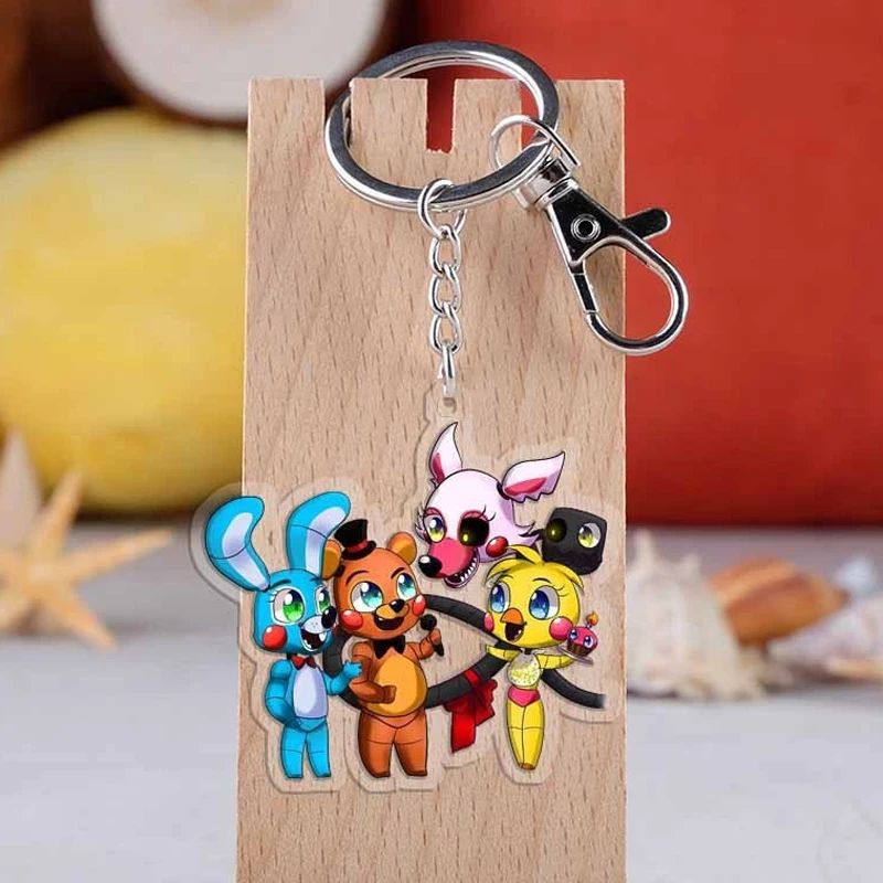 FNAF-Anime-Five-Nights-At-Freddys-Keychain-Car-Keychain-Accessories ...