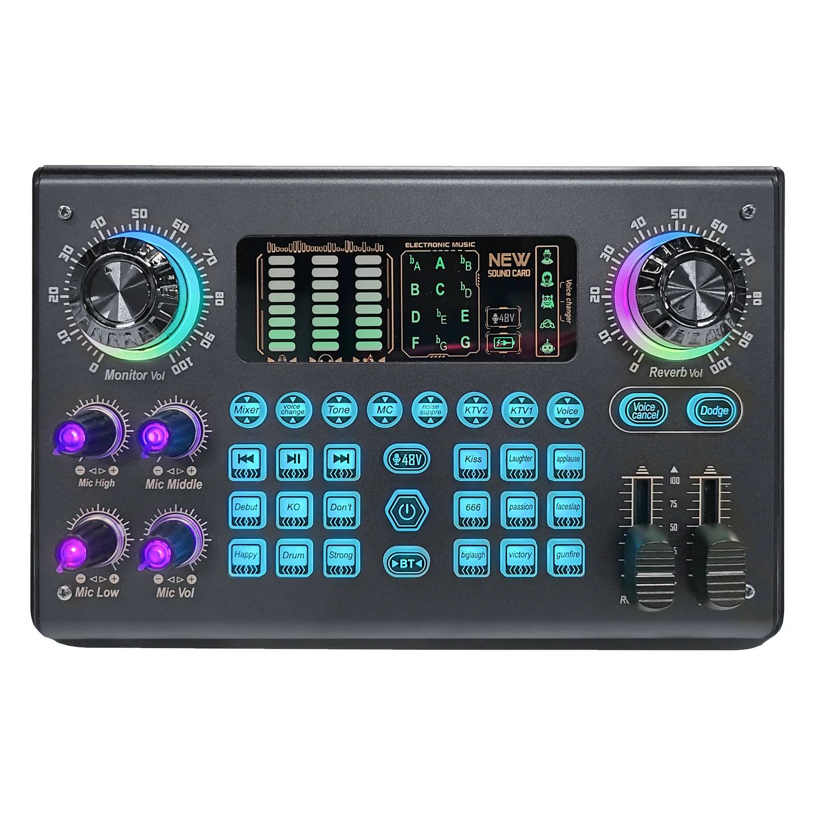 Multi-fun-o-Mixer-port-til-Digital-Sound-Card-BT-USB-Mixing-Console ...