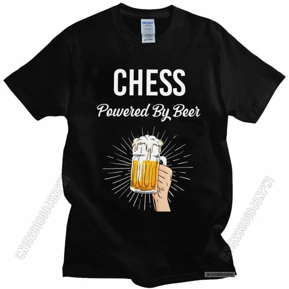 Handsome-Men-T-Shirt-Beer-Chess-O-Neck-Cotton-Uniform-Tshirt-Summer ...