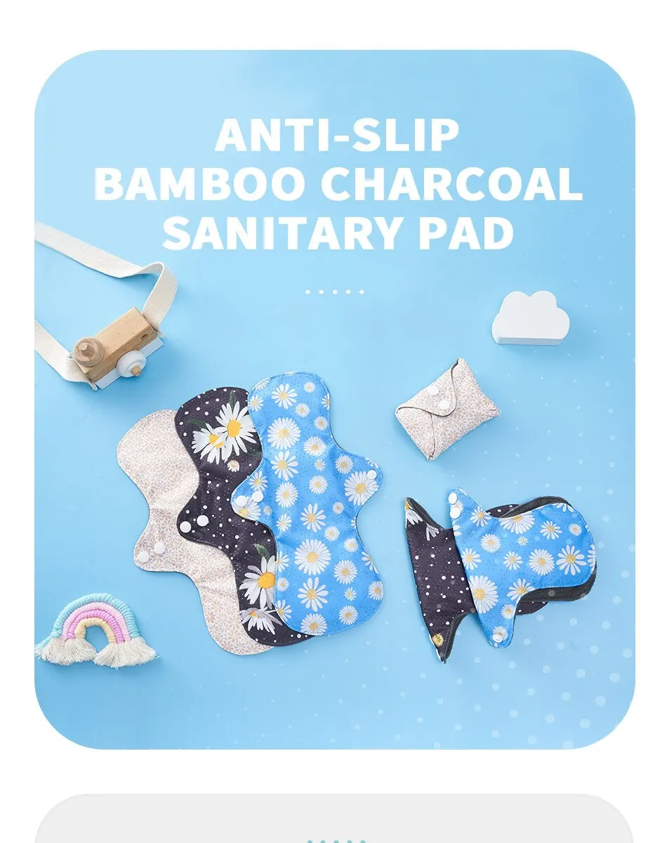 Generic 3Pcs Woman Reusable Tampon Sanitary Pads Waterproof Absorbent ...