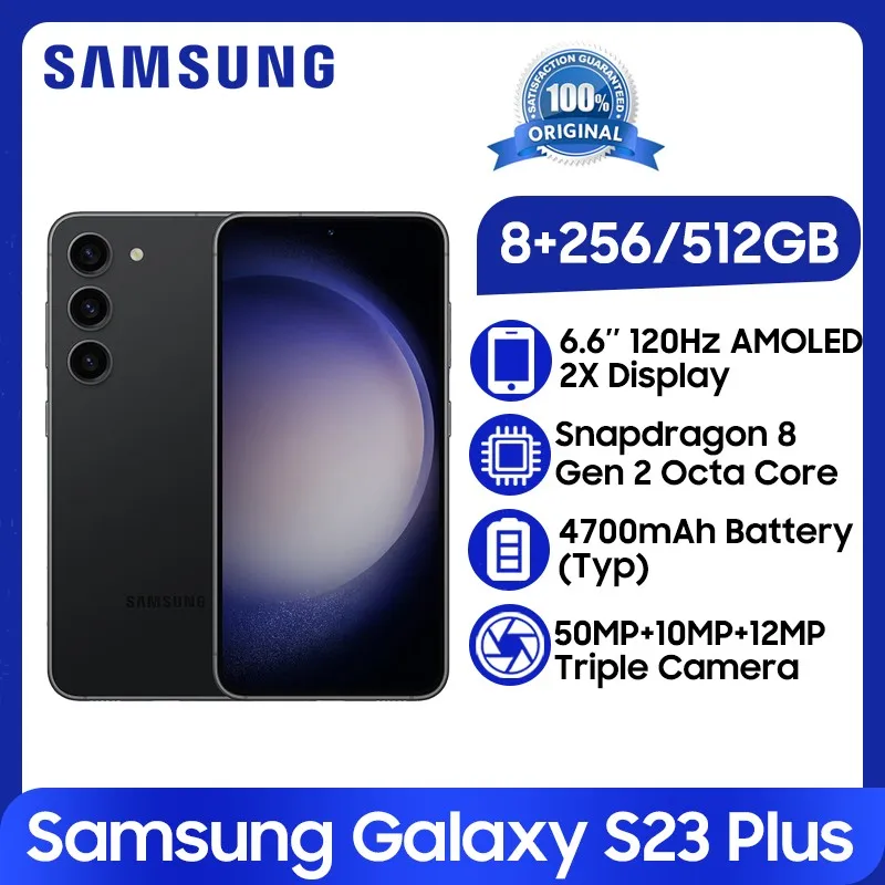 Samsung-tel-fono-inteligente-S23-Plus-celular-con-NFC-5G-Snapdragon-8 ...
