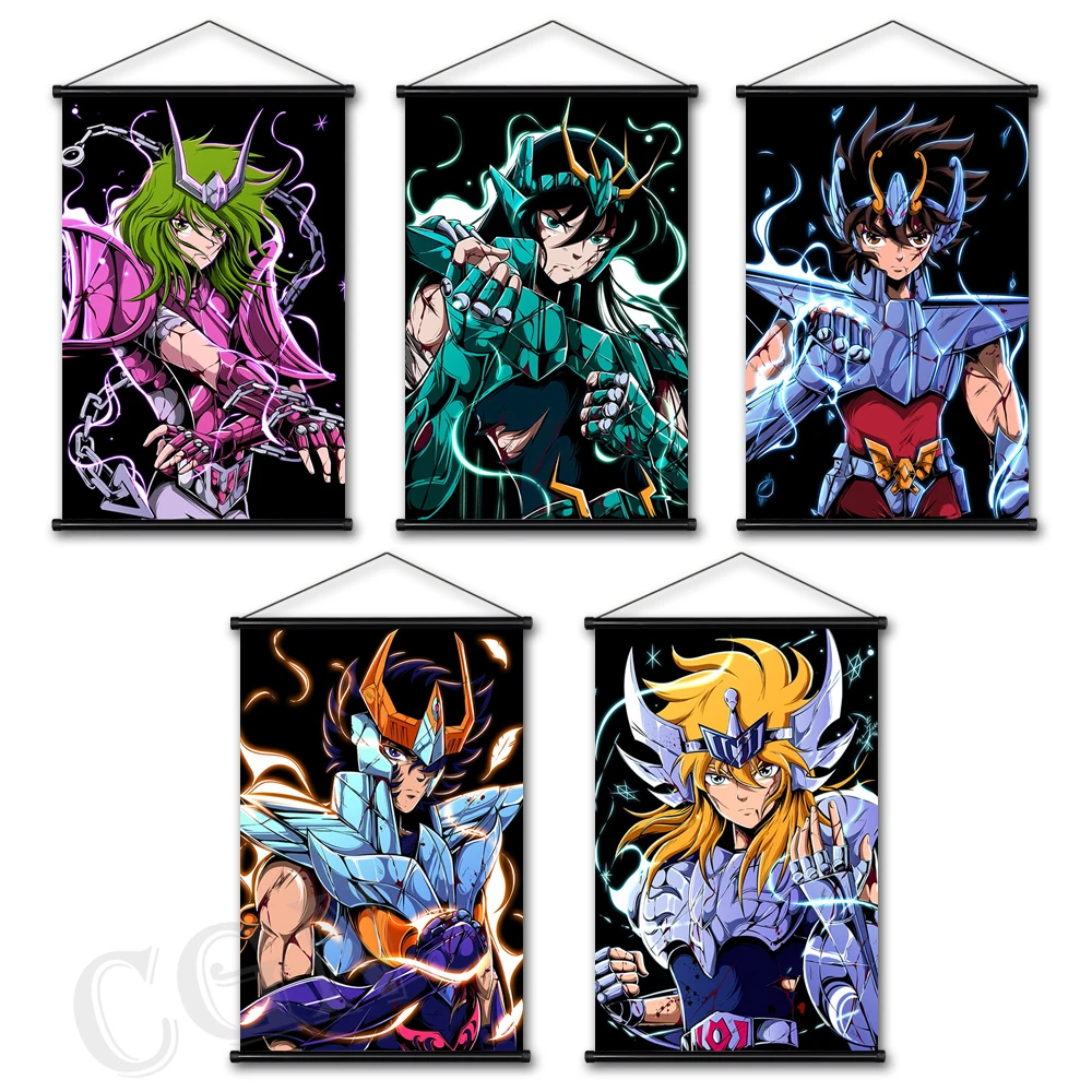 Saint Seiya Hanging Scroll Anime Pictures Manga Wall Art Figure ...