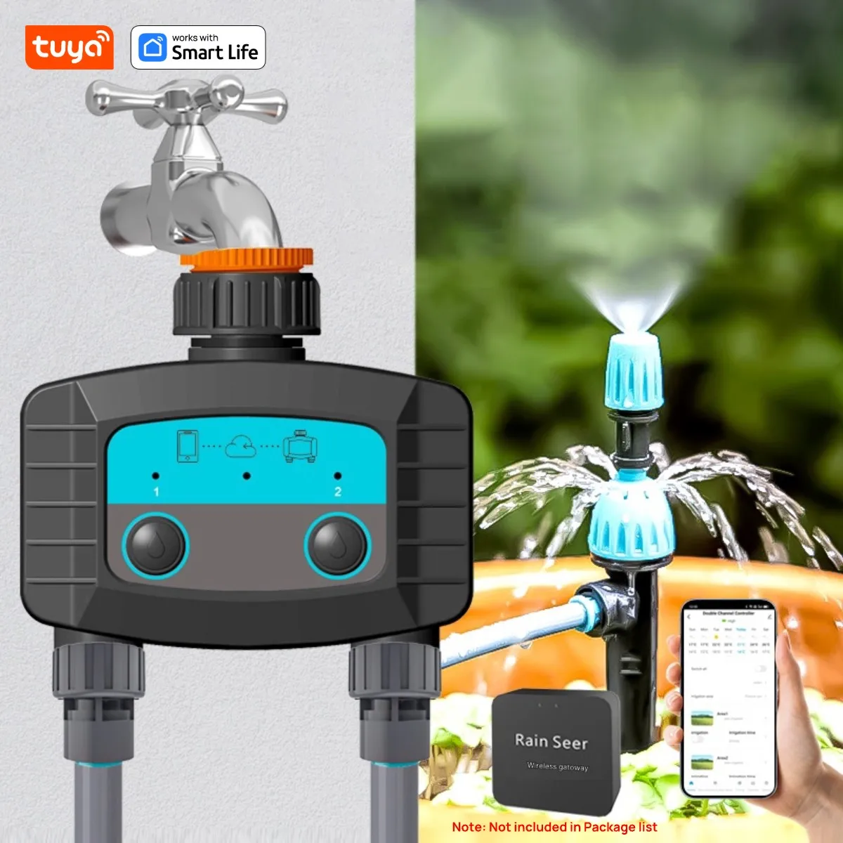 1PCS-Tuya-Smart-Sprinkler-Timer-Dual-Bluetooth-Garden-Hose-Watering ...