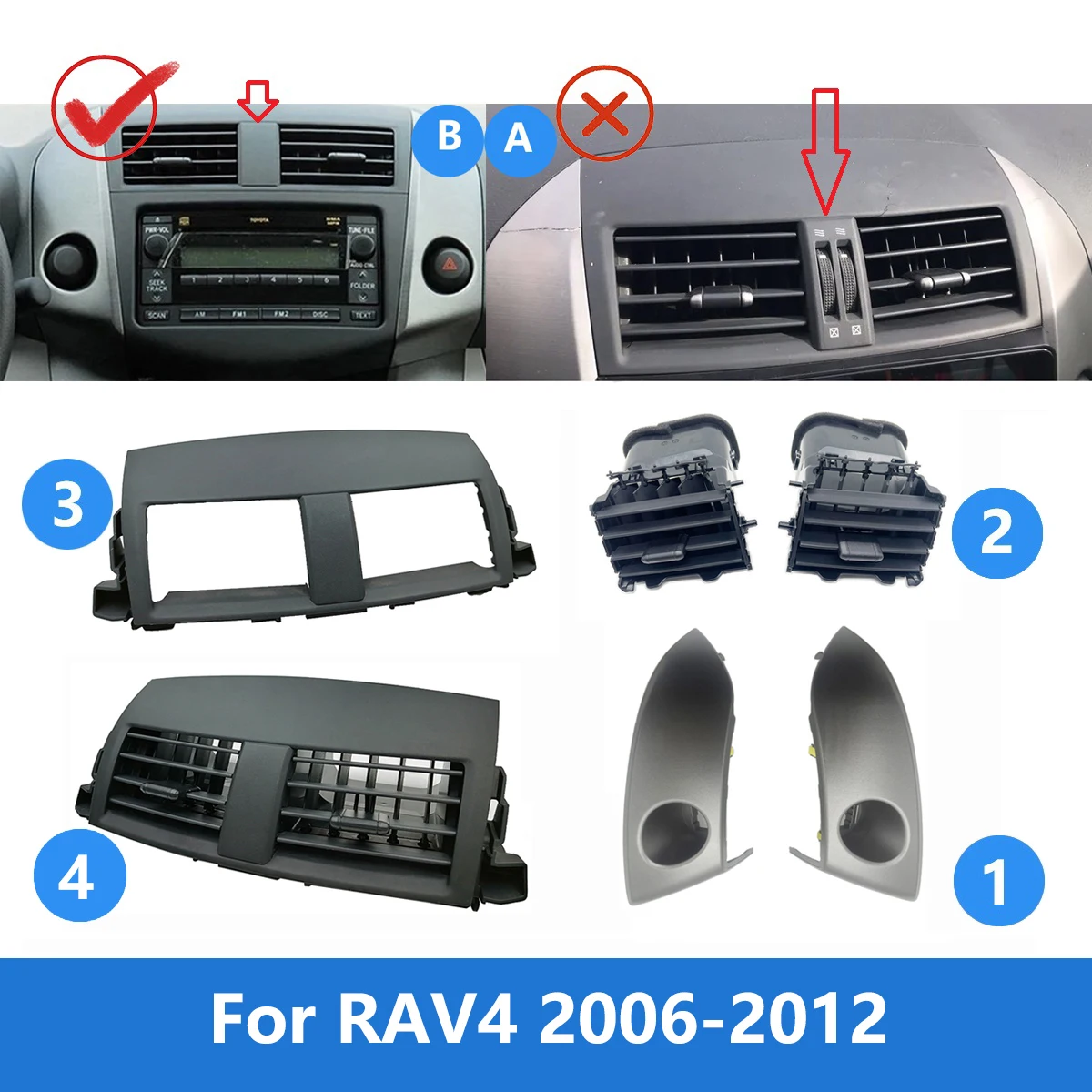 Ruili510-for-Toyota-RAV4-2006-2007-2008-2009-2010-2011-2012-A-C-Air ...