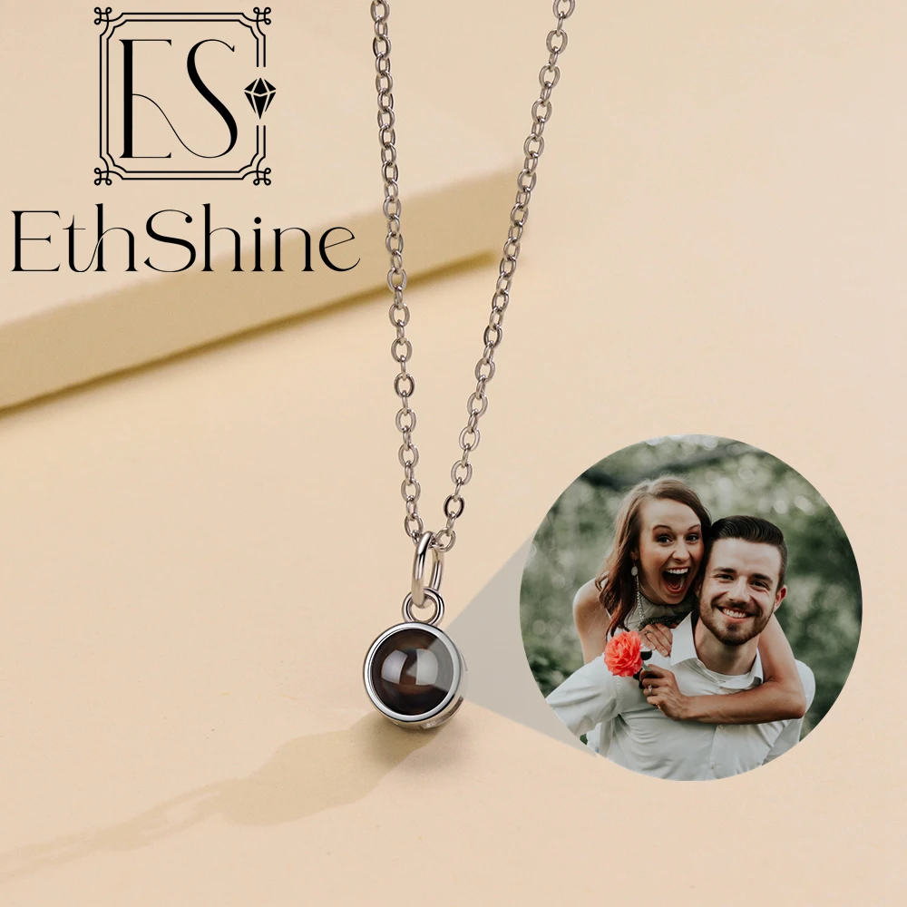 Custom-Photo-Projection-Necklace-with-Photo-Inside-Cat-Dog-Paw-Pendant ...