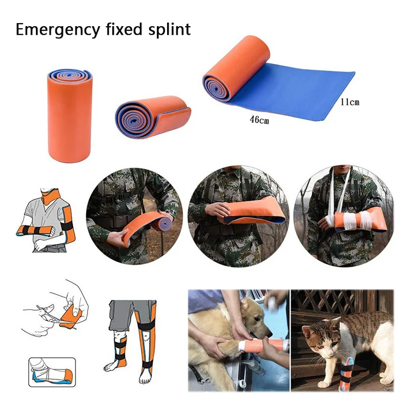 Polimer Hab Elsősegély -Szilárd Tekercs Vízálló Orvosi Vészhelyzeti Törés Kötés Rögzített ...