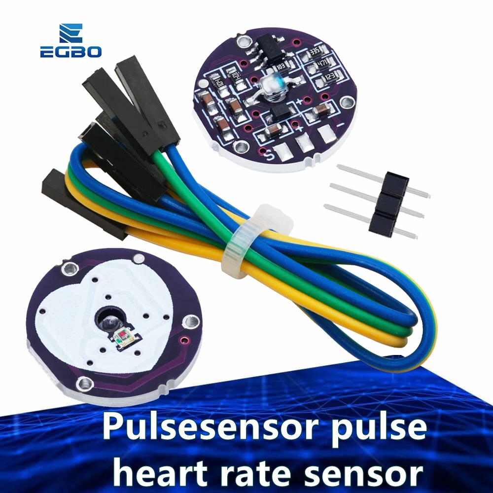 1PCS-EGBO-Pulsesensor-pulse-heart-rate-sensor-for-Arduino-open-source-hardware-development-pulse ...