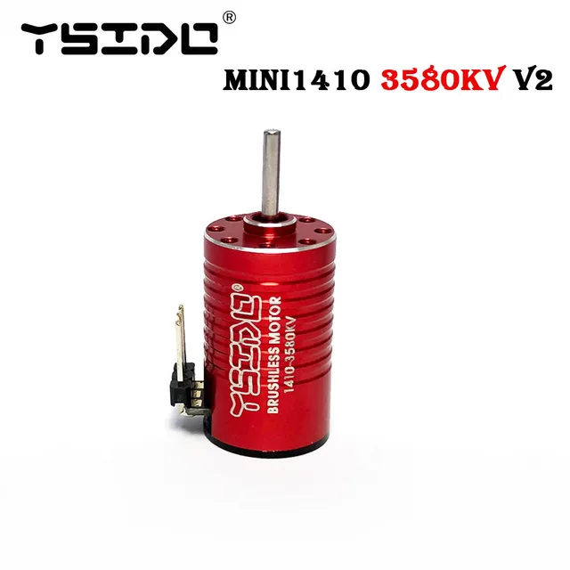 YSIDO Mini 1410 V2 2580KV 3580KV 5580KV 9580KV 1525 Brushless Motor 20A ESC for Kyosho Mr03 Pro ...