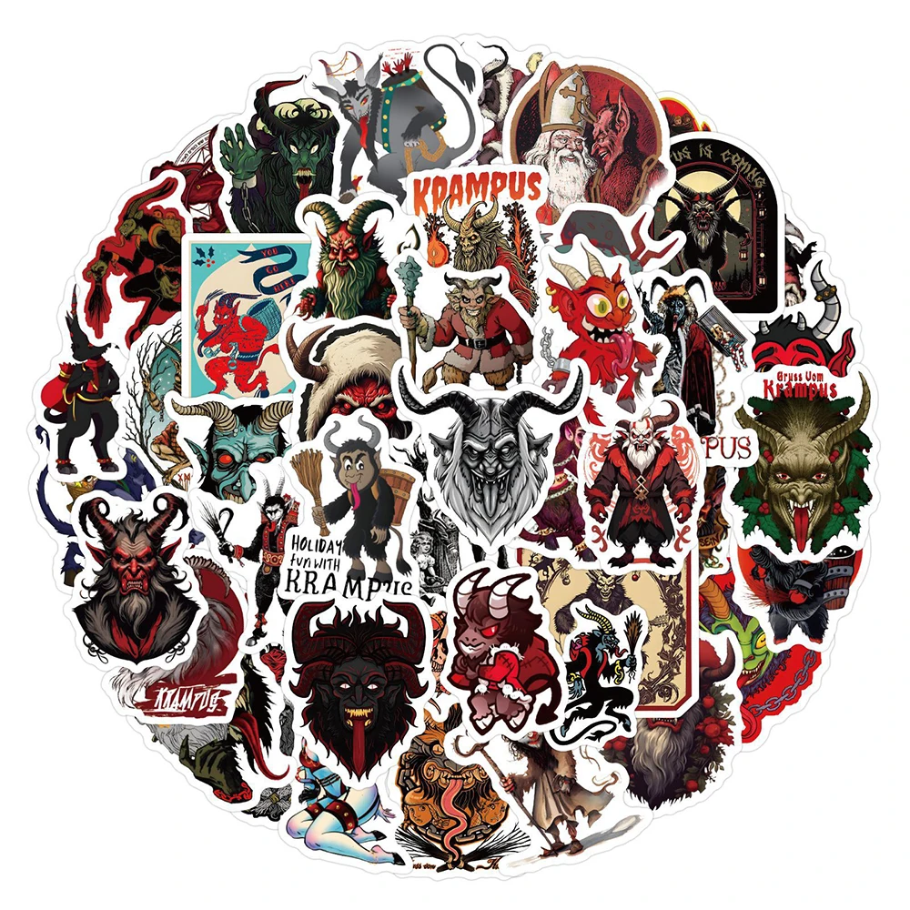 10-30-50Pcs-Horror-Movie-Krampus-Graffiti-Stickers-Dark-Gothic-Style ...