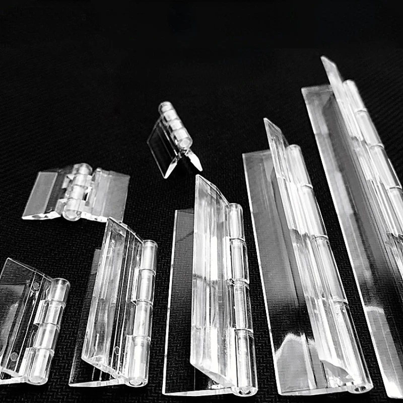 10Pcs Transparency Acrylic Folding Hinges Mini Plexiglass Flat Hinge ...