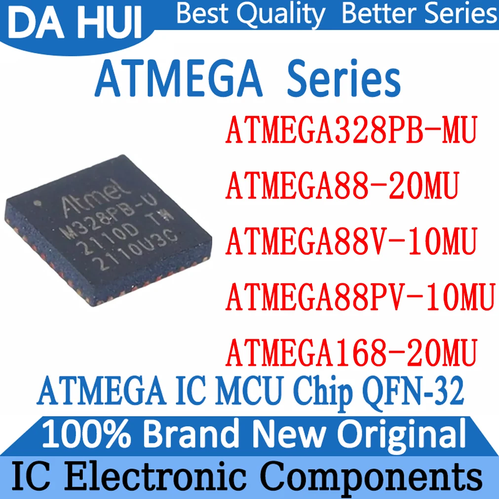 ATMEGA328PB-MU ATMEGA88-20MU ATMEGA88V-10MU ATMEGA88PV-10MU ATMEGA168-20MU ATMEGA328PB ATMEGA88 ...