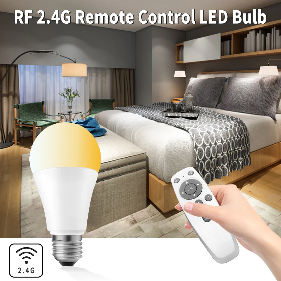 Bombilla-de-luz-LED-con-Control-remoto-l-mpara-de-sincronizaci-n ...