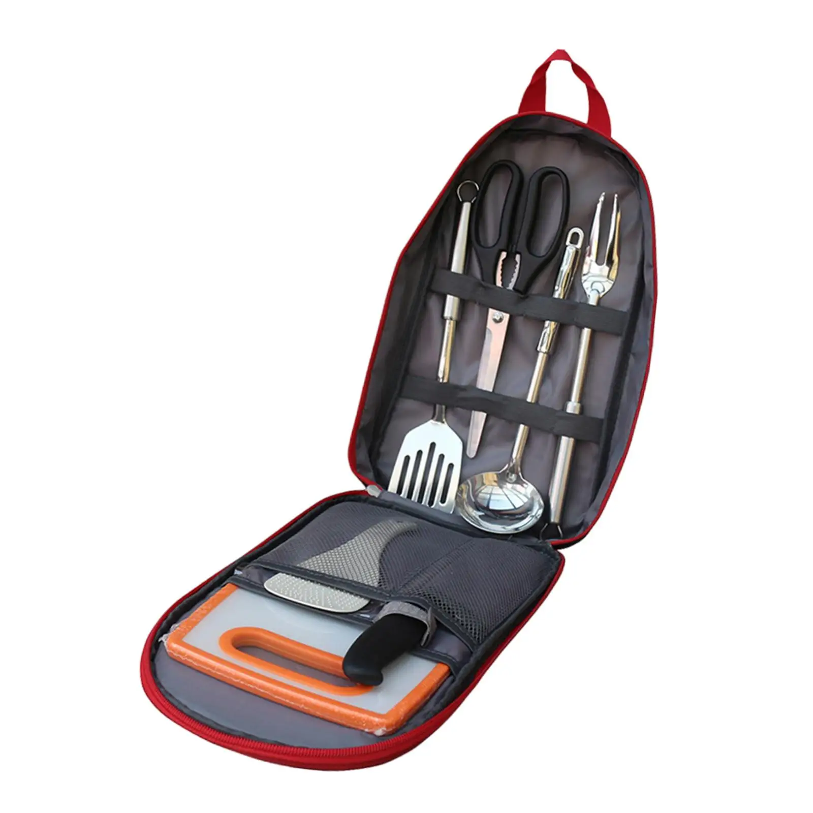 7-Pieces-Camping-Cooking-Utensils-Set-Compact-with-Storage-Bag-Gear ...