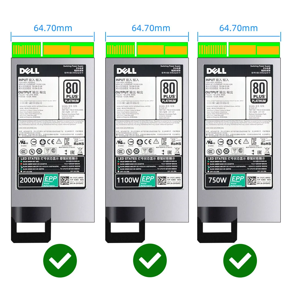 Mining Breakout Board ATX 16 Ports 6Pin Power Supply Module for Dell ...