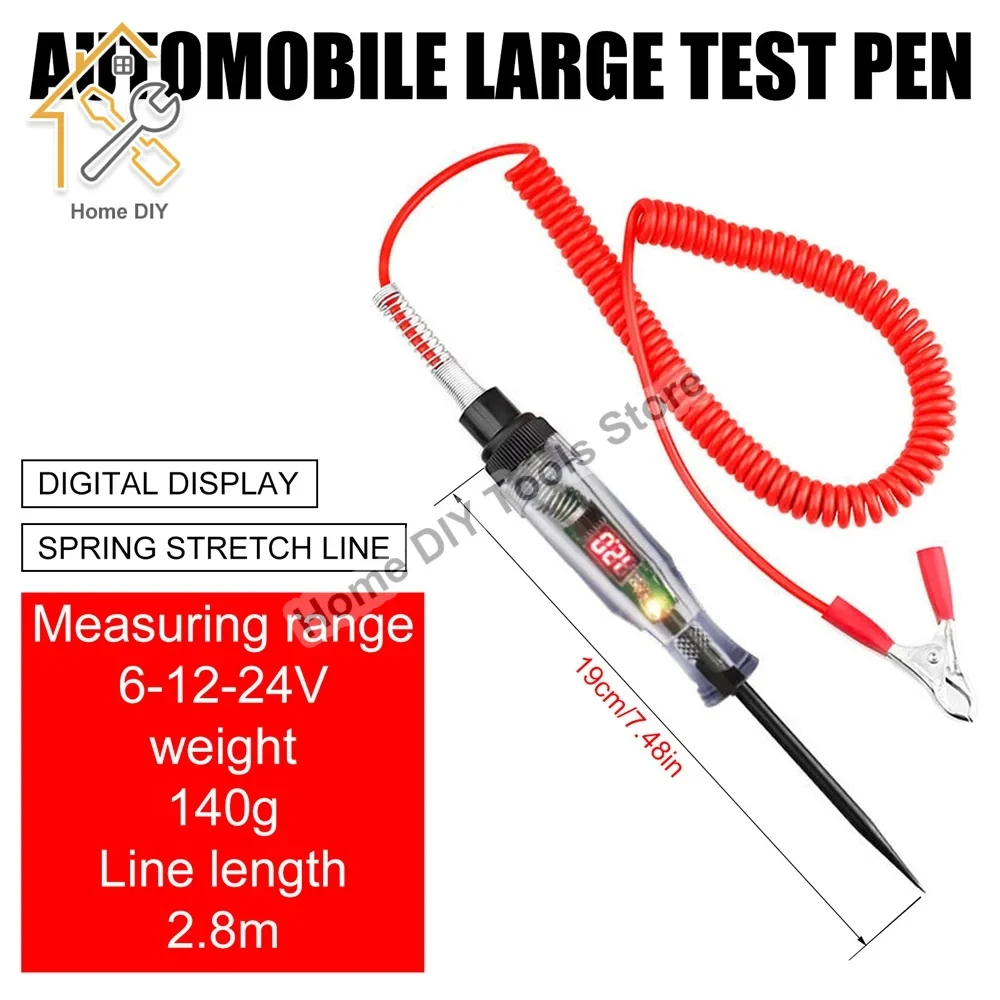 Truck-Voltage-Circuit-Tester-Car-Diagnostic-Probe-Test-Pen-L-mpada-Medi ...