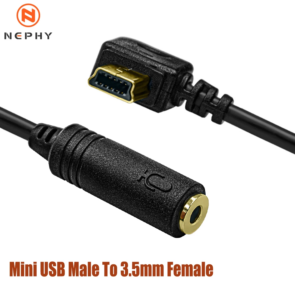 Mini-USB-To-3-5mm-Female-Cable-For-GoPro-Hero-3-3-4-Action-Camera ...