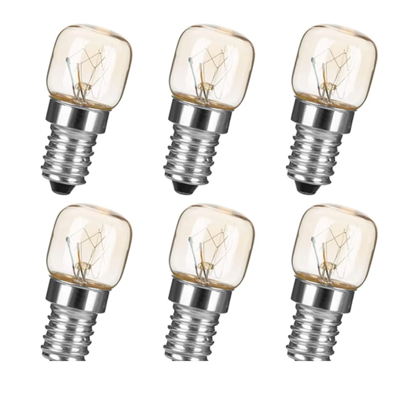 6 Pack E12 E14 Screw Cap T22 Small Edison Incandescent Bulbs for ...