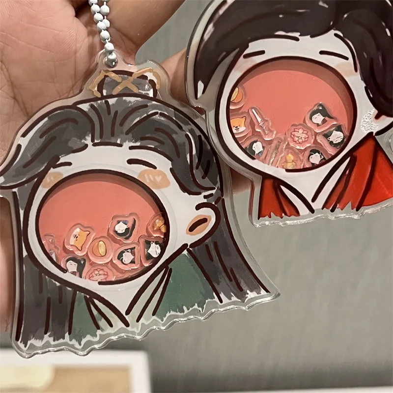 Anime-Tian-Guan-Ci-Fu-Shake-Music-Keychain-Xie-Lian-Hua-Cheng-Key-Ring ...
