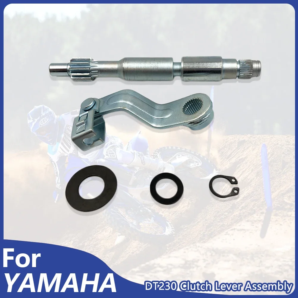 For YAMAHA DT230 MT250 Clutch Arm Pushrod Kit Clutch Linkage Set Shaft ...