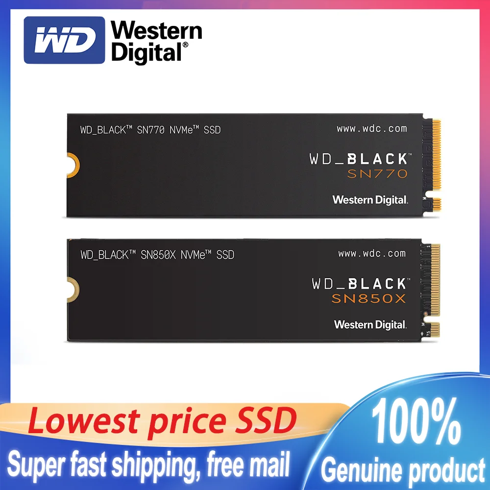 Western Digital wd black SN770 SN850x 1TB 2TB 500G Internal Gaming SSD ...