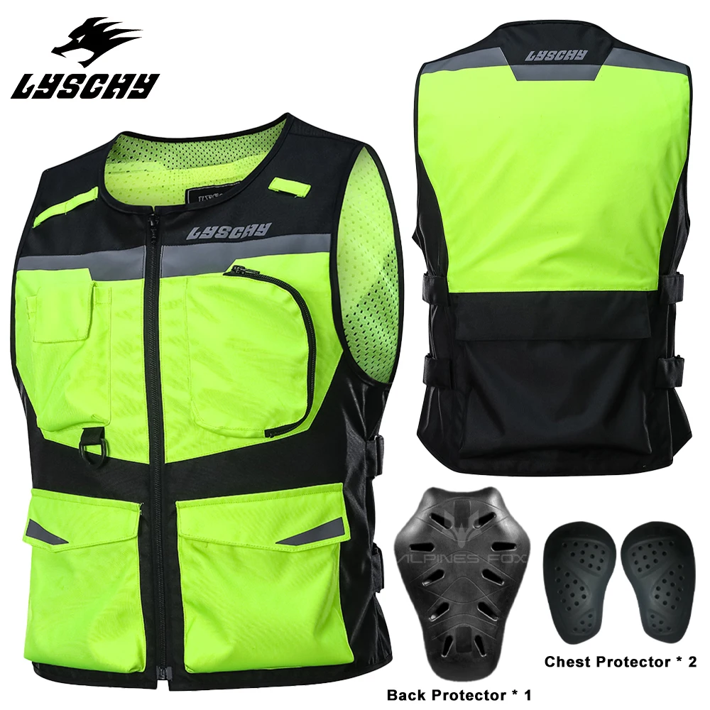 LYSCHY-Motorcycle-Reflective-Safety-Working-Vest-Men-Motocross-Racing ...