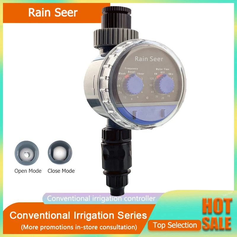 Rain-Seer-Double-Dial-Water-Timer-Analogue-Irrigation-Ball-Valve ...