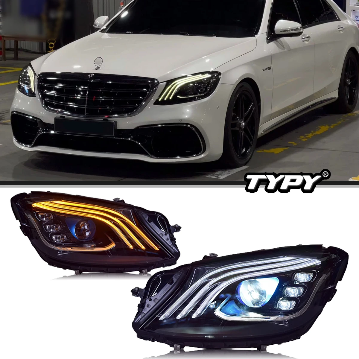 LED-Headlights-Assembly-For-Mercedes-Benz-S-Class-S-Class-W222-2014 ...