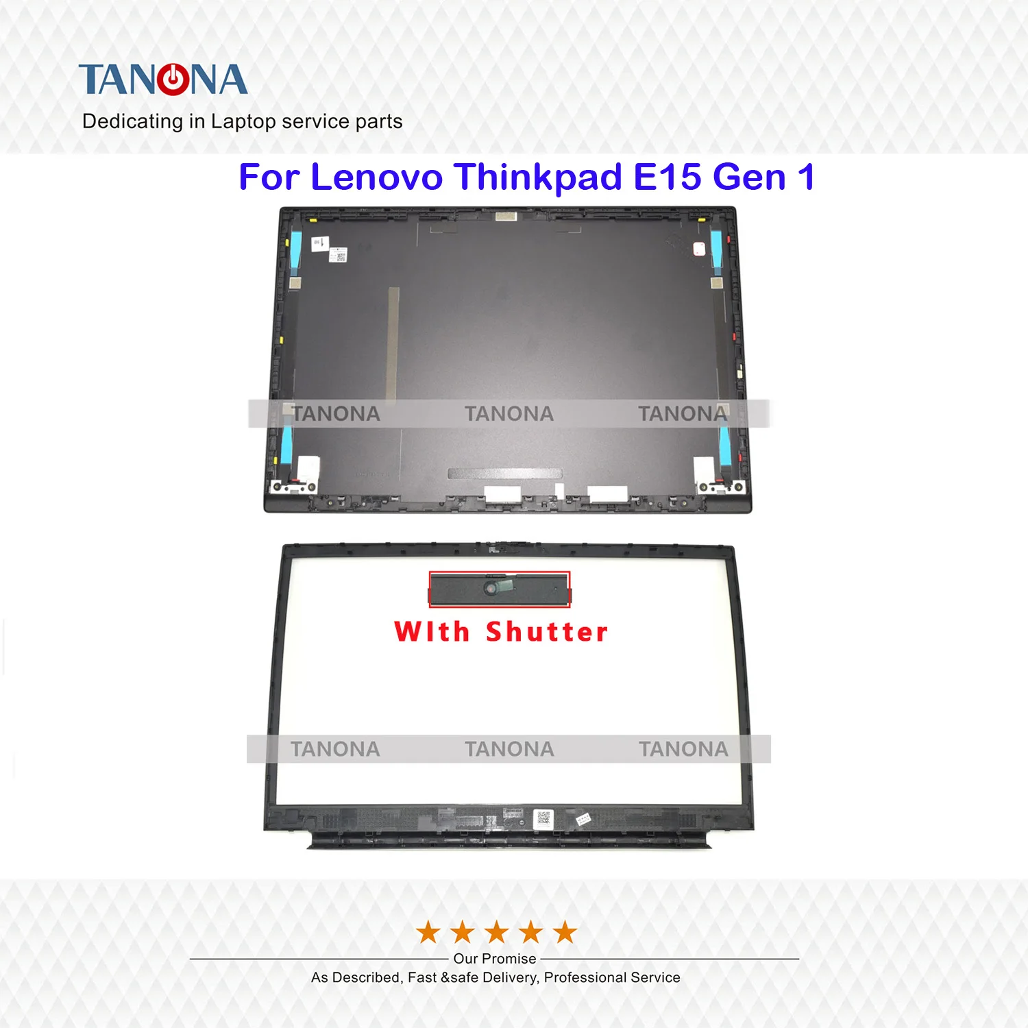 Original New 5CB0S95332 5B30S73454 Black For Lenovo Thinkpad E15 Gen 1 ...