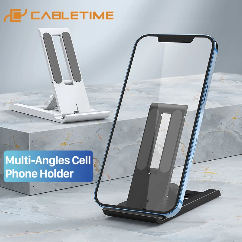 CABLETIME-Six-Levels-Phone-Holder-Stable-Non-slip-Secure-Snap-ABS ...
