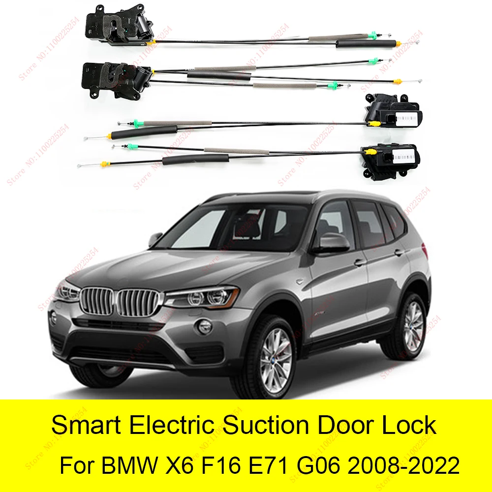 Smart-Auto-Electric-Suction-Door-Lock-for-BMW-X6-E71-F16-G06-2008-2022 ...