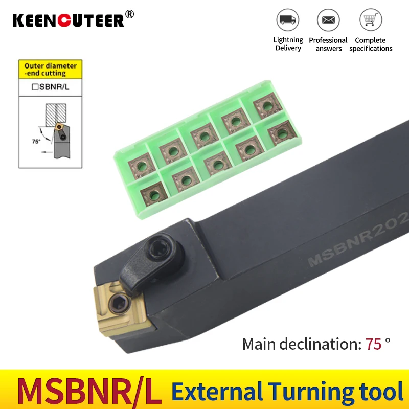 1pc-MSBNR1616H12-MSBNR2020K12-MSBNR3232P15-19-External-Turning-Tool-Holder-SNMG-Carbide-Inserts ...